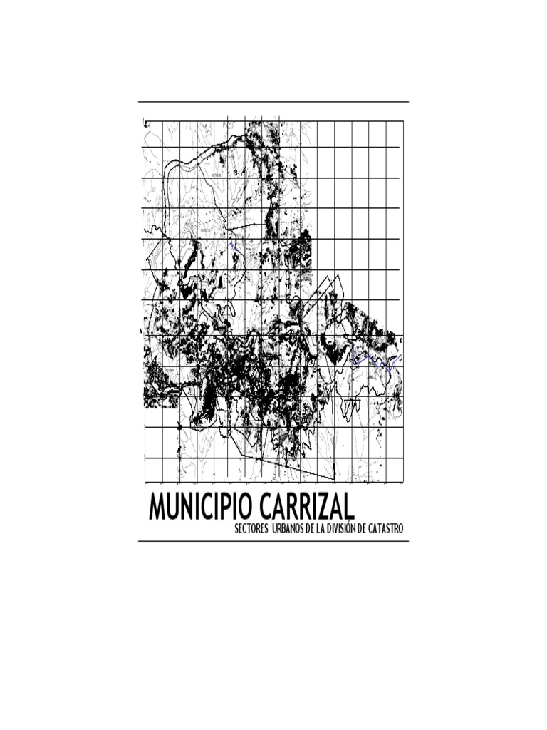 Mapa de sectores y barrios del Municipio Carrizal | PDF