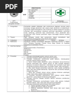 SOP Pemasangan Infus Lengkap Sesuai Standar Akreditasi | PDF