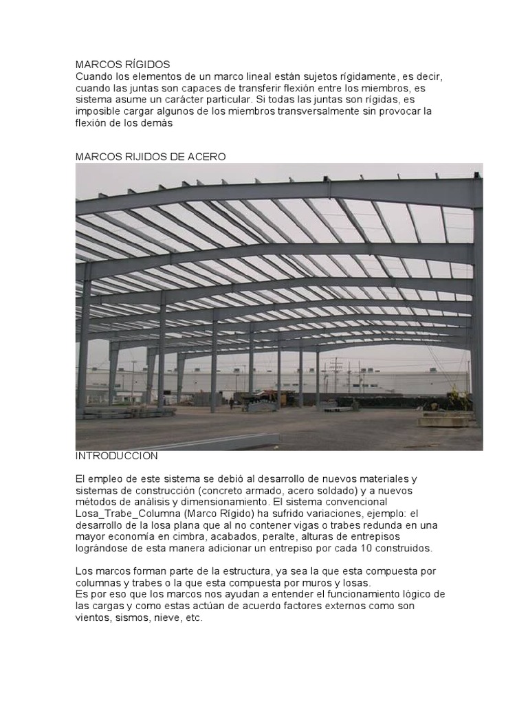 Tipos De Marcos Estructurales