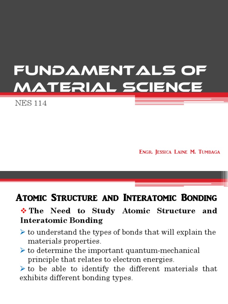 Interatomic Bonding | Download Free PDF | Ion | Ionic Bonding
