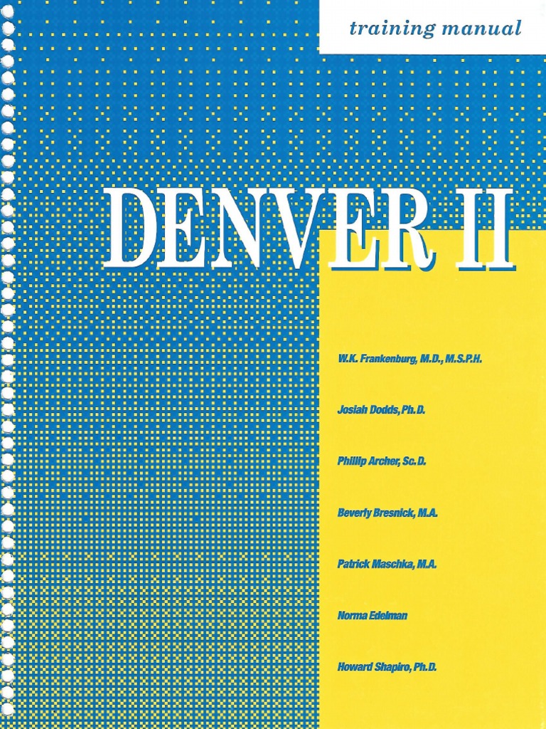 Denver II Training Manual | PDF