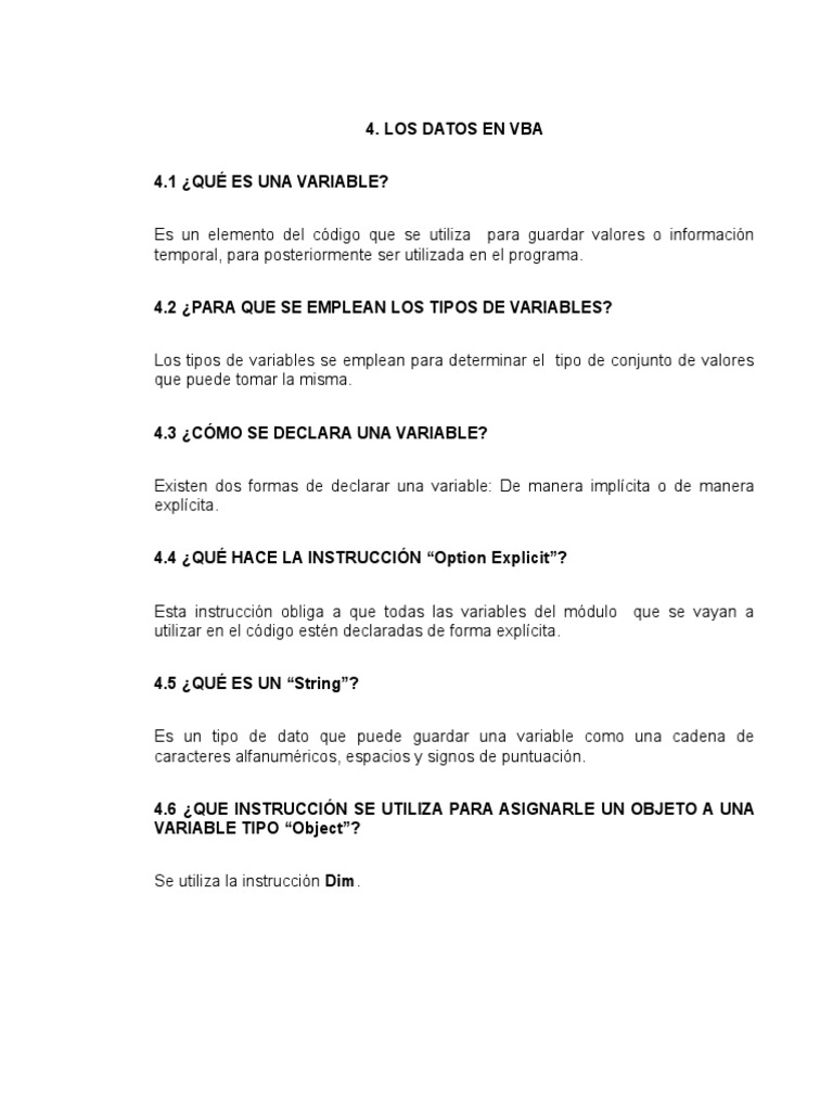 Solucionario Libro de Macros en Excel 2013 | PDF