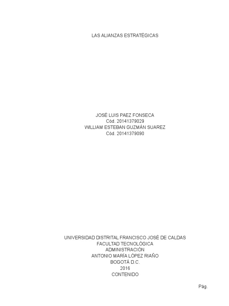 Las Alianzas Estratégicas | PDF | Proyecto conjunto | Distribución (comercial)