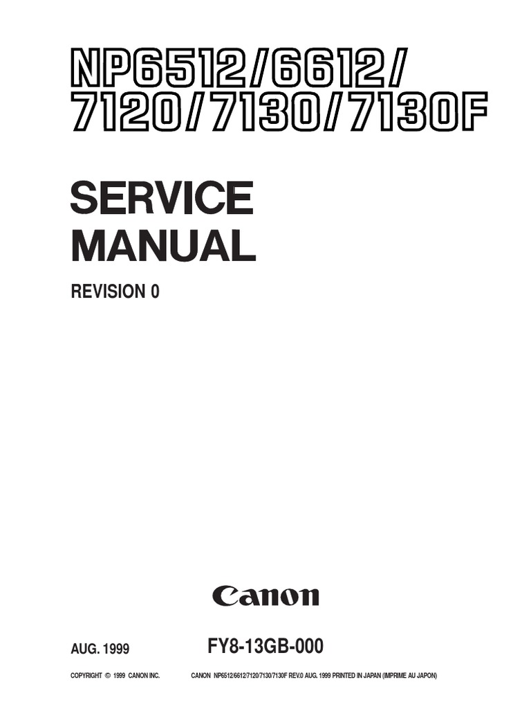 Canon NP 6512 SM | PDF | Image Scanner | Printed Circuit Board