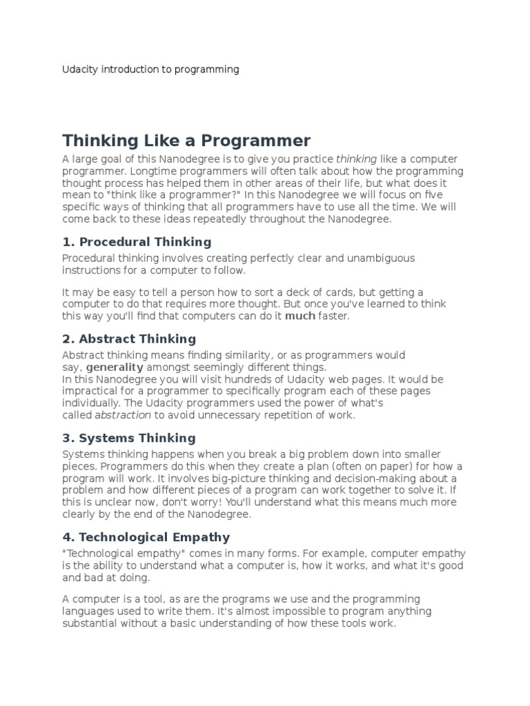 Udacity Introduction To Programming | PDF | Html | Html Element