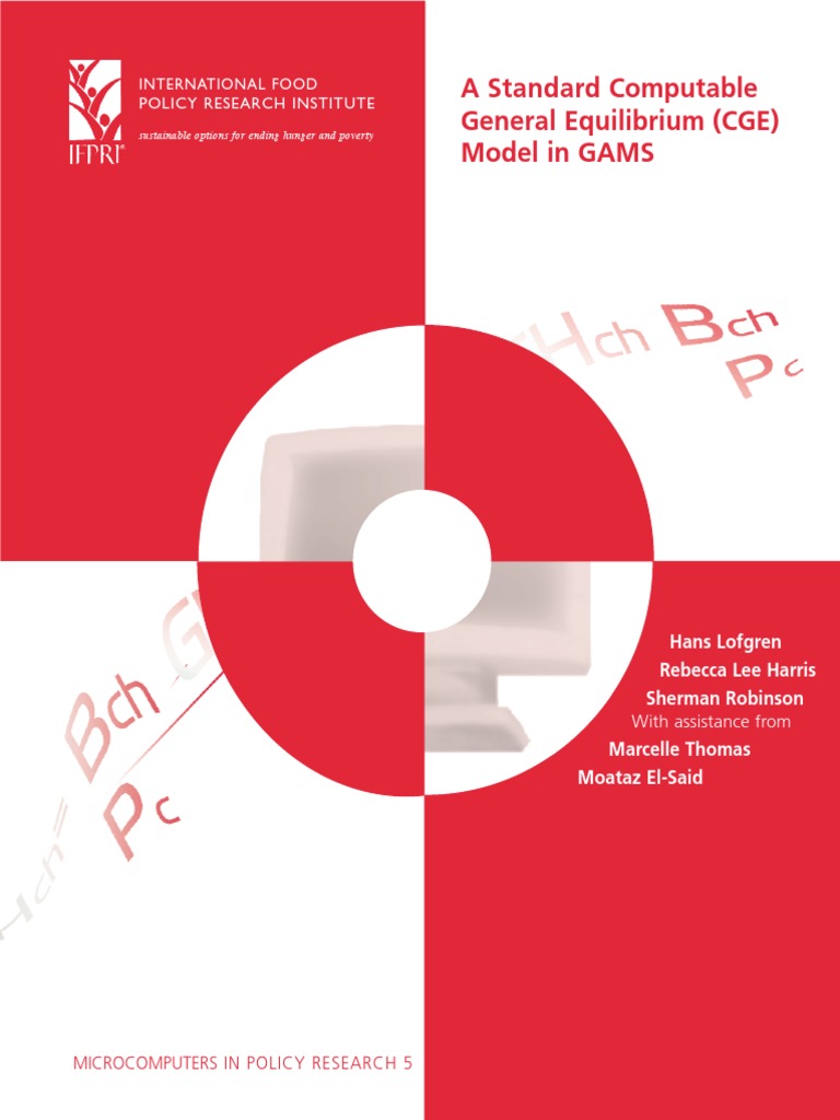A Standard Computable General Equilibrium (CGE) Model in GAMS | PDF ...