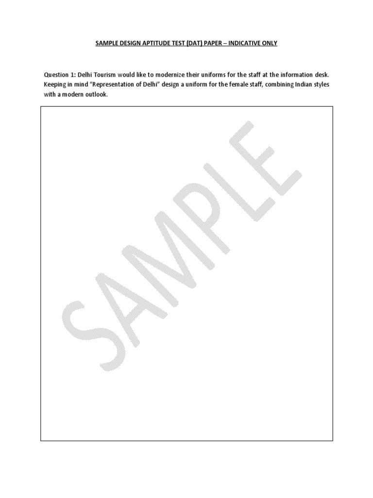 Sample DAT Paper PDF | PDF | Career & Growth | Social Science