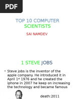 10 Great Ict Personalities | PDF | Computing | Computer Science