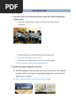 Informal Task | PDF | Classroom Management | Classroom