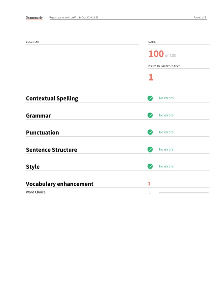 6-Grammarly Reports | PDF