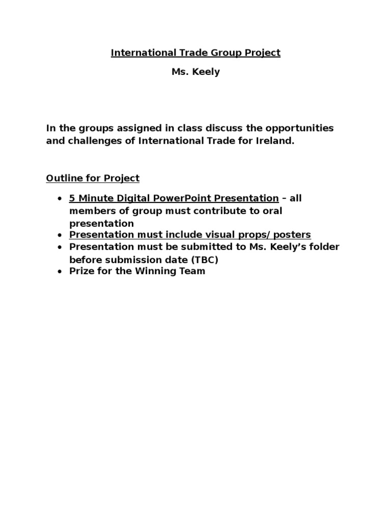 Ireland's International Trade Challenges | PDF | Finance & Money ...