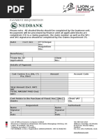 FNB Payment Reversal Form | PDF | Payments | Credit Card