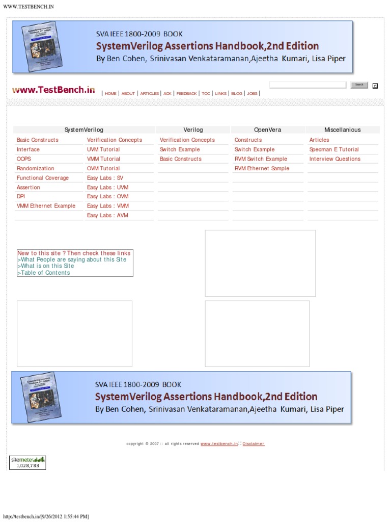 Testbench - in Complete PDF | PDF | Array Data Structure | Class ...