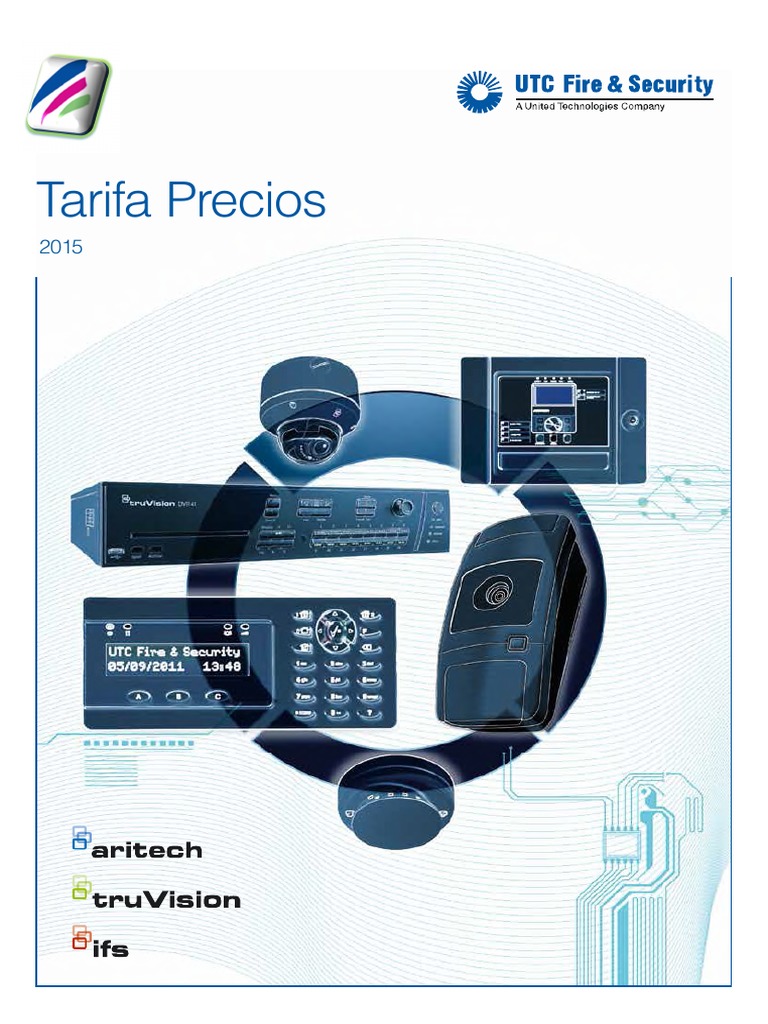 Tarifa Aritech, Truvision y Ifs (2016) (Catalogo y Precios) | PDF | Industria televisiva ...