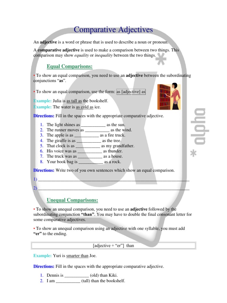 Comparative Adjectives | PDF | Adjective | Morphology