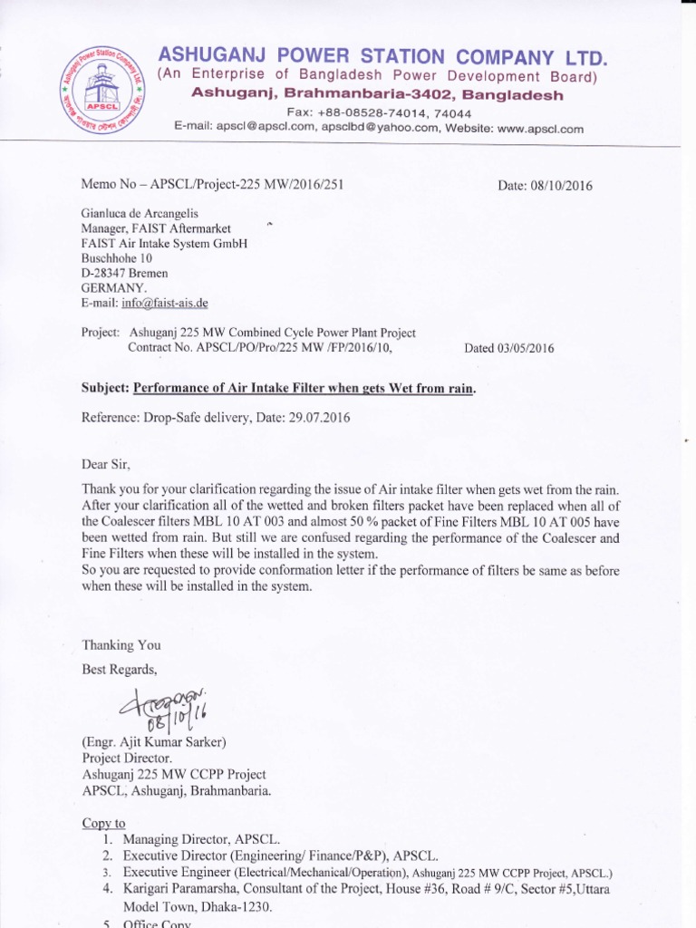 251-Performance of Air Intake Filter When Gets Wet From Rain. | PDF ...