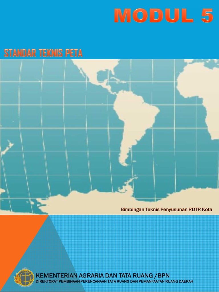 Modul Standar Teknis Peta RDTR | PDF