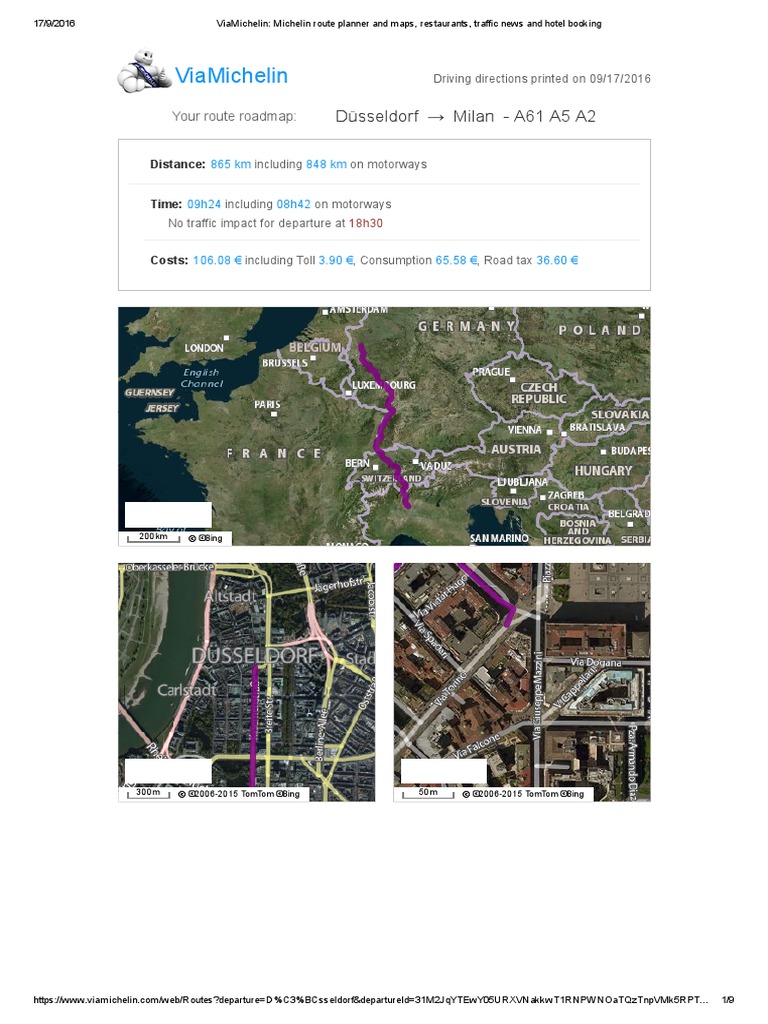 ViaMichelin - Michelin Route Planner and Maps, Restaurants, Traffic ...