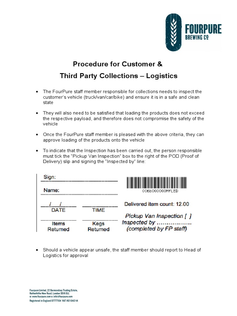 Loading Procedure | PDF