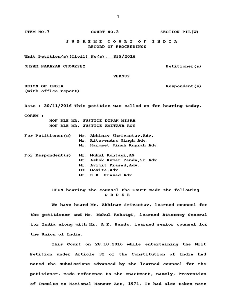 Supreme Court of India | PDF