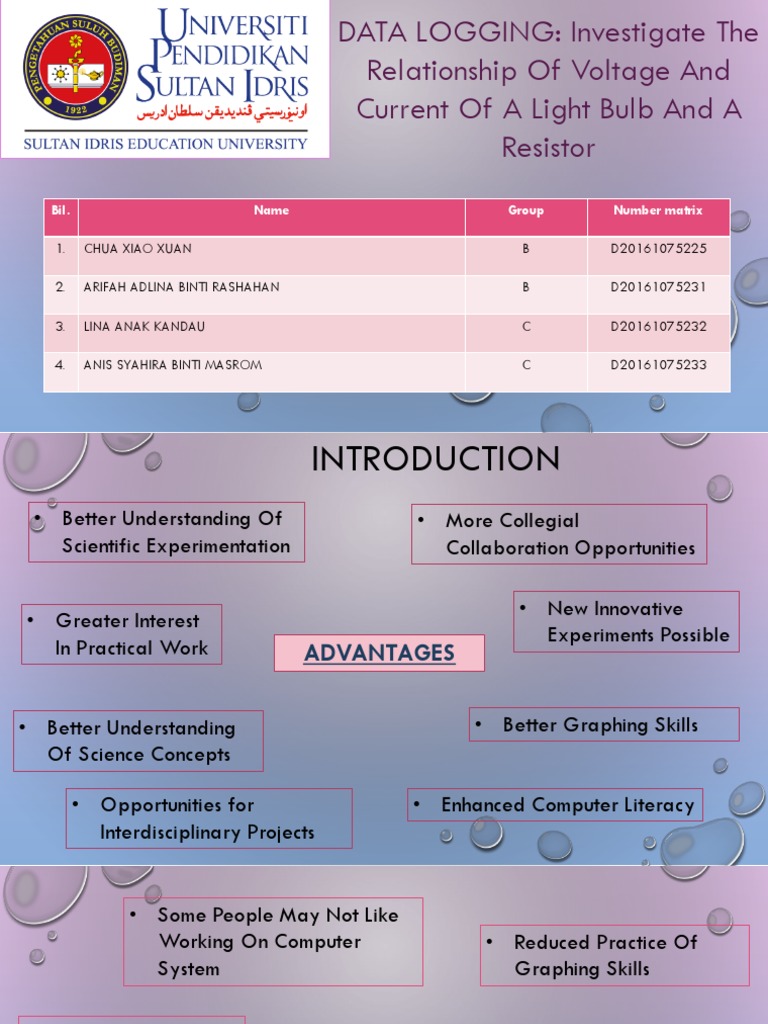 Data Logging | PDF | Electrical Resistance And Conductance | Resistor