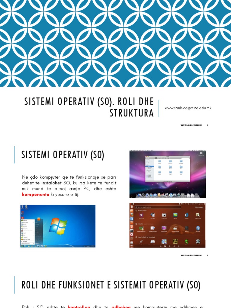 5 Sistemi Operativ Roli Dhe Struktura | PDF