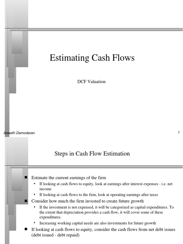 Estimating Cash Flows: DCF Valuation | PDF | Finance & Money Management