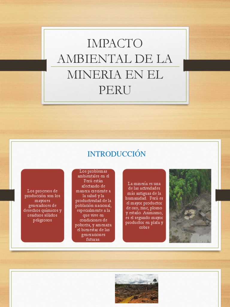 Impacto Ambiental de la Minería en Perú | PDF | Contaminación | Residuos
