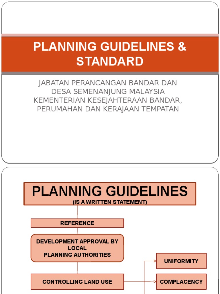 Urban Planning Guidelines | PDF | Home & Garden
