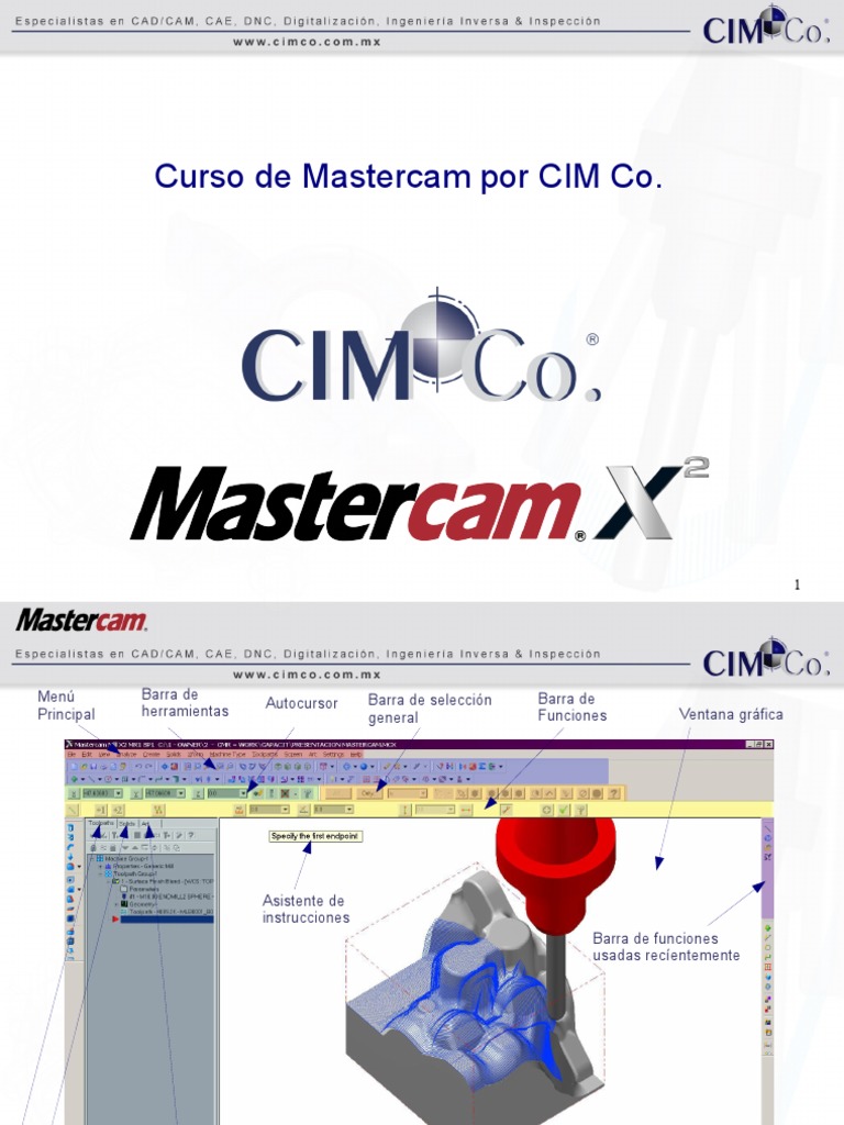 Curso Mastercam | PDF | Biblioteca (informática) | Informática