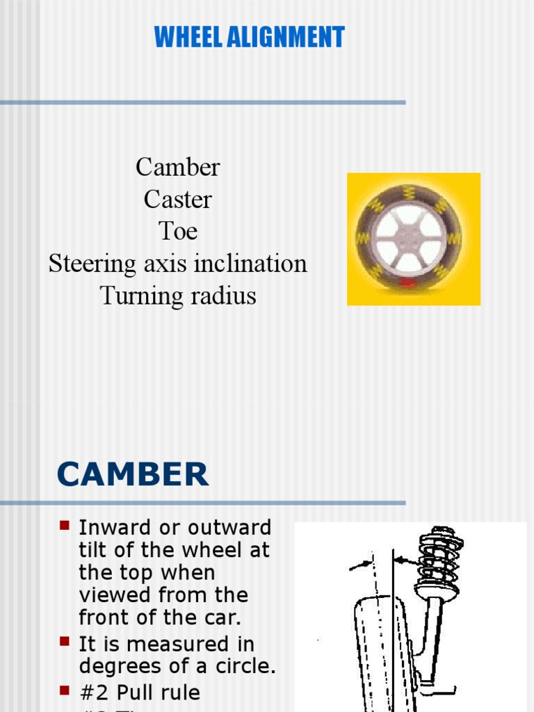 Wheel Alignment Basics | PDF | Steering | Vehicles