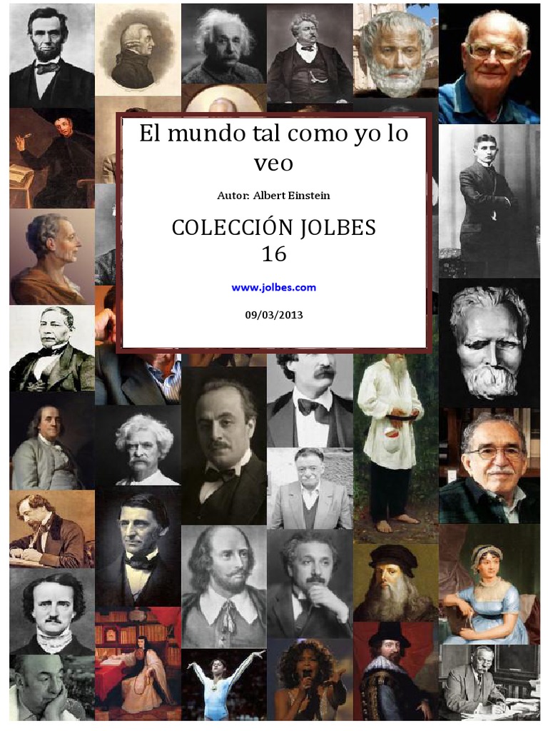 El Mundo Tal Como Yo Lo Veo - Albert Einstein PDF | PDF | Certeza ...