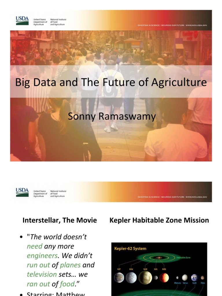 Big Data Agriculture Future | PDF | Analytics | Big Data