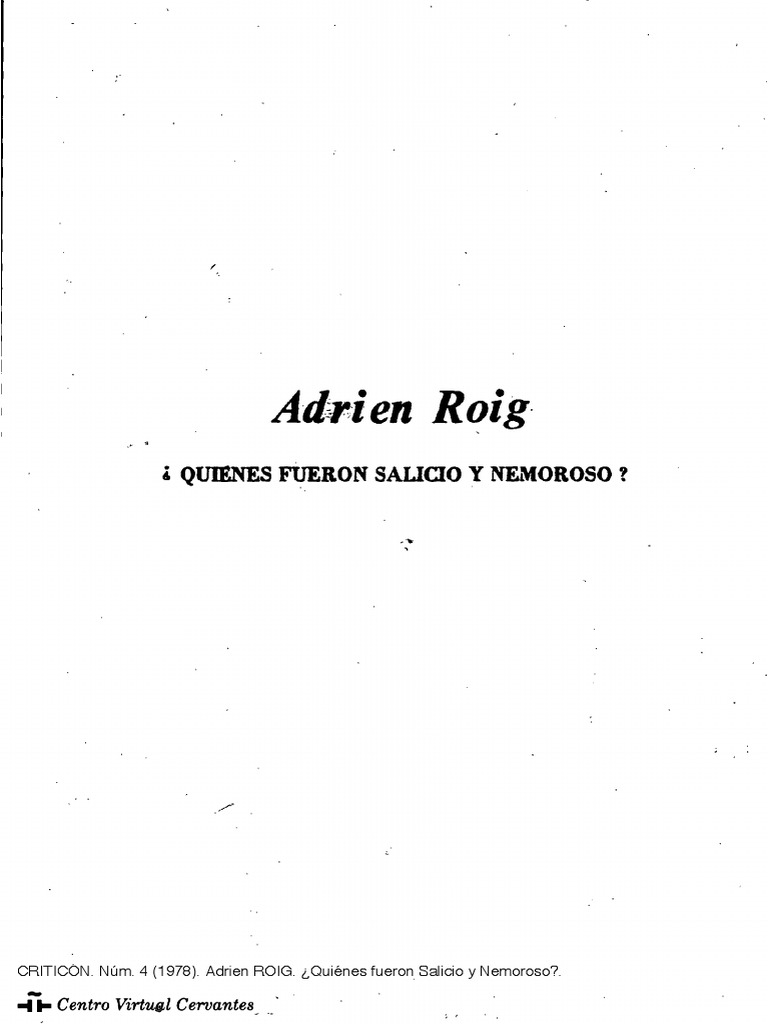 Salicio y Nemoroso Eglogas Garcilaso | PDF | Poesía