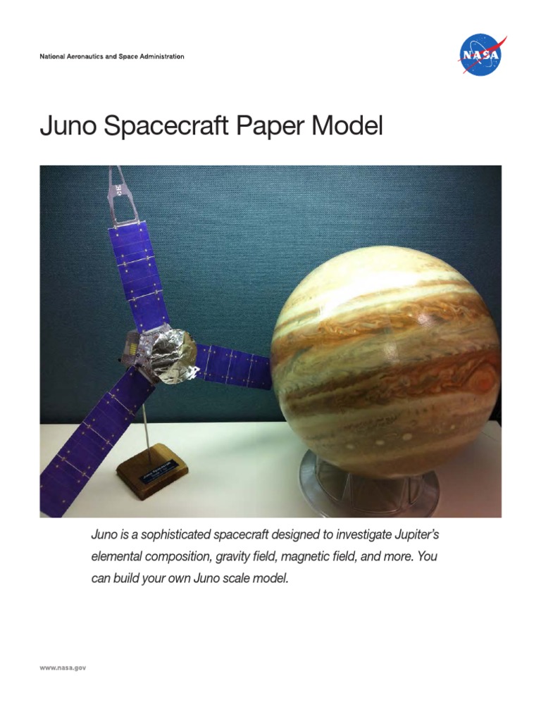 Juno Spacecraft Paper Model FC PDF | PDF