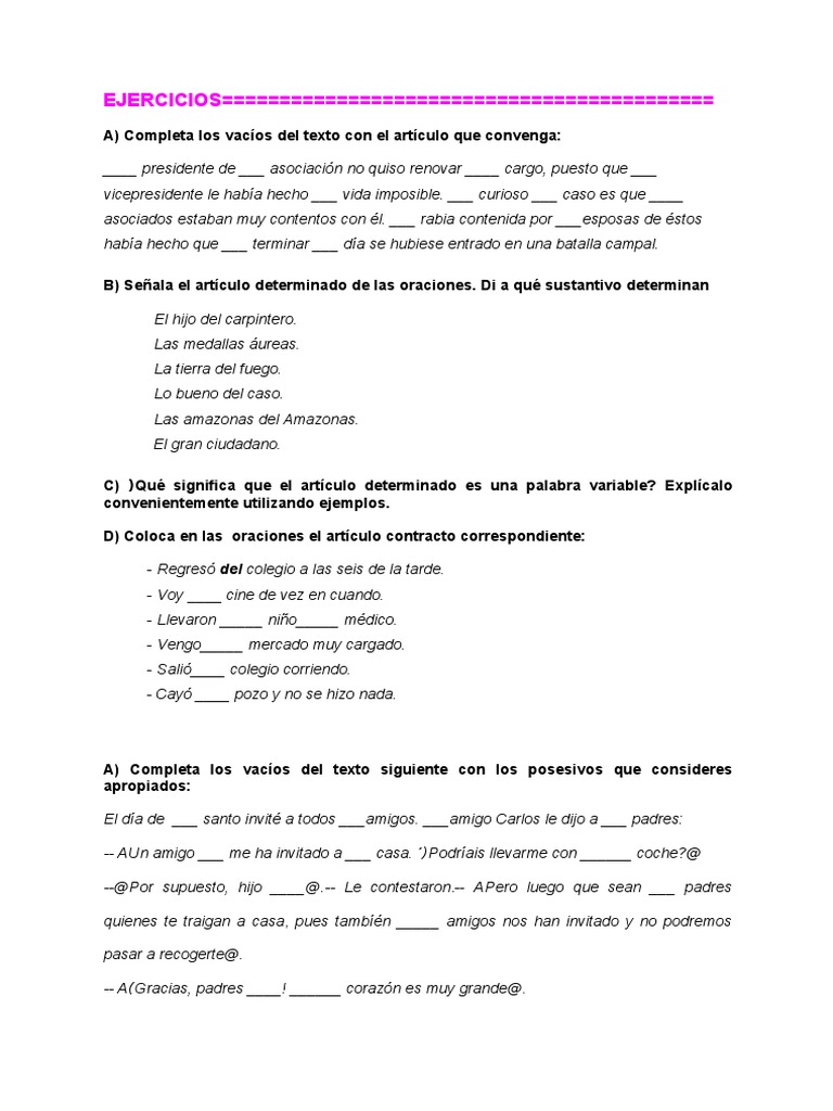 Determinantes y Pronombres | PDF | Adjetivo | Relaciones sintácticas