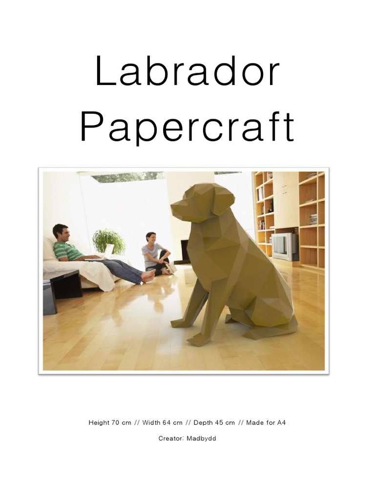 Labrador Papercraft | PDF