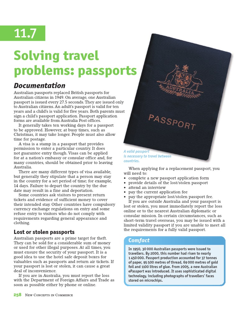 Solving Travel Problems Textbook | PDF | Travel Visa | Passport