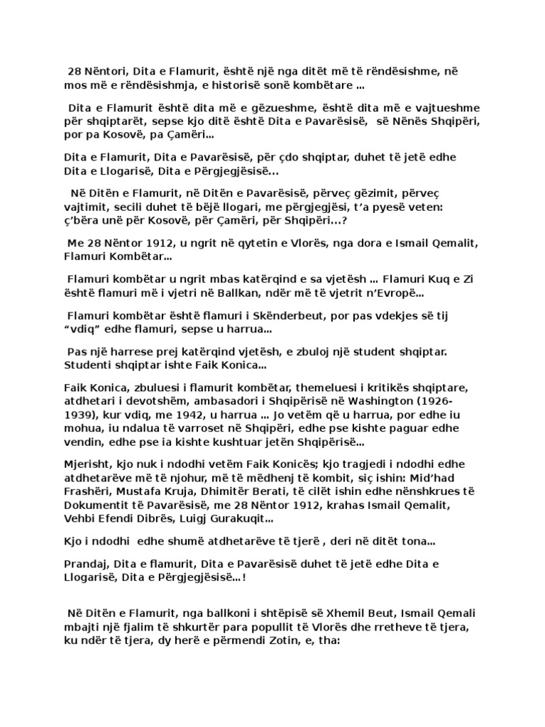 28 Nëntori | PDF