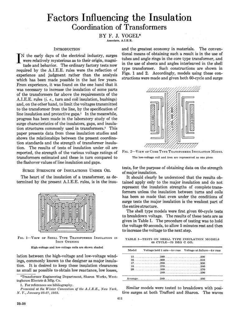 Factors The Insulation: Influencing | PDF | Insulator (Electricity ...