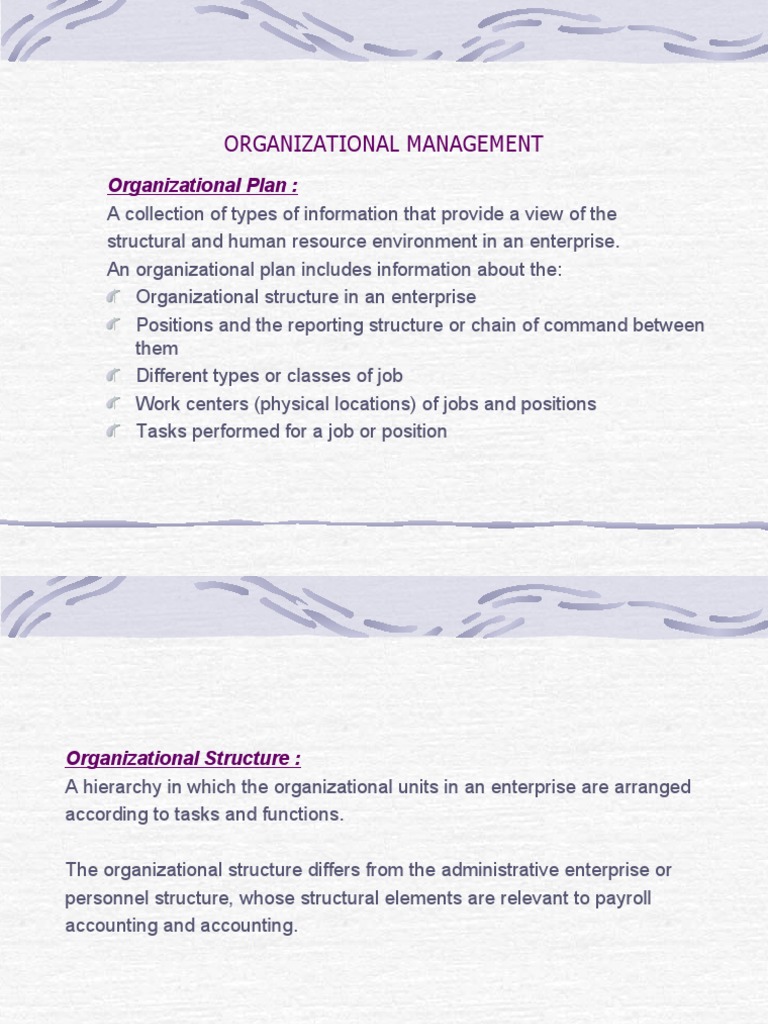 Organizational Management | PDF | Human Resources | Organizational ...