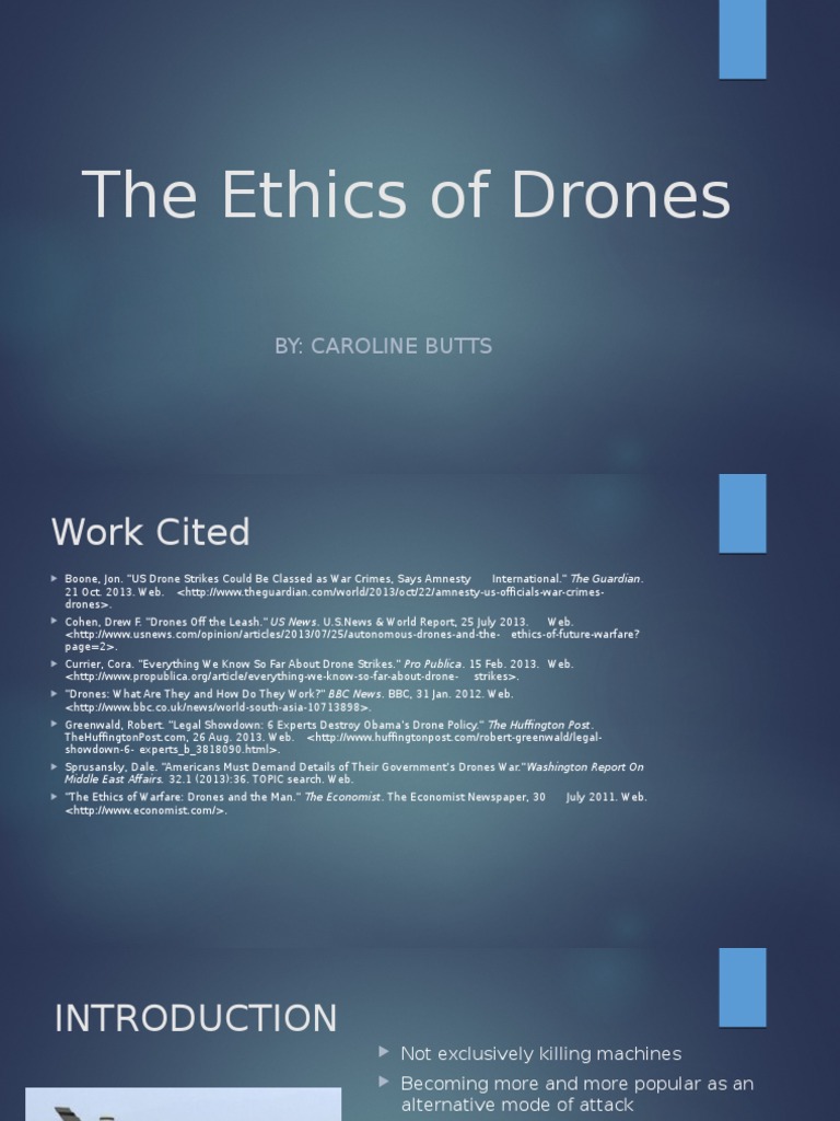 Ethics of Drone Warfare Explained | PDF | Unmanned Combat Aerial ...