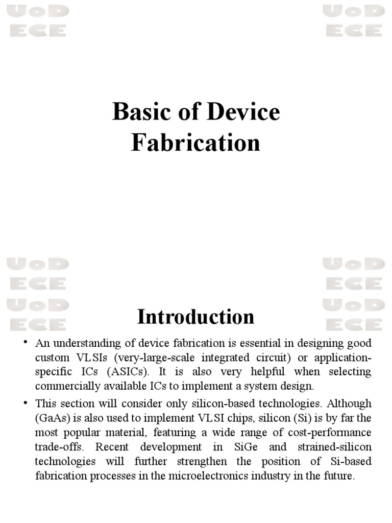 A Comprehensive Guide to the Basic Steps in the Semiconductor Device ...