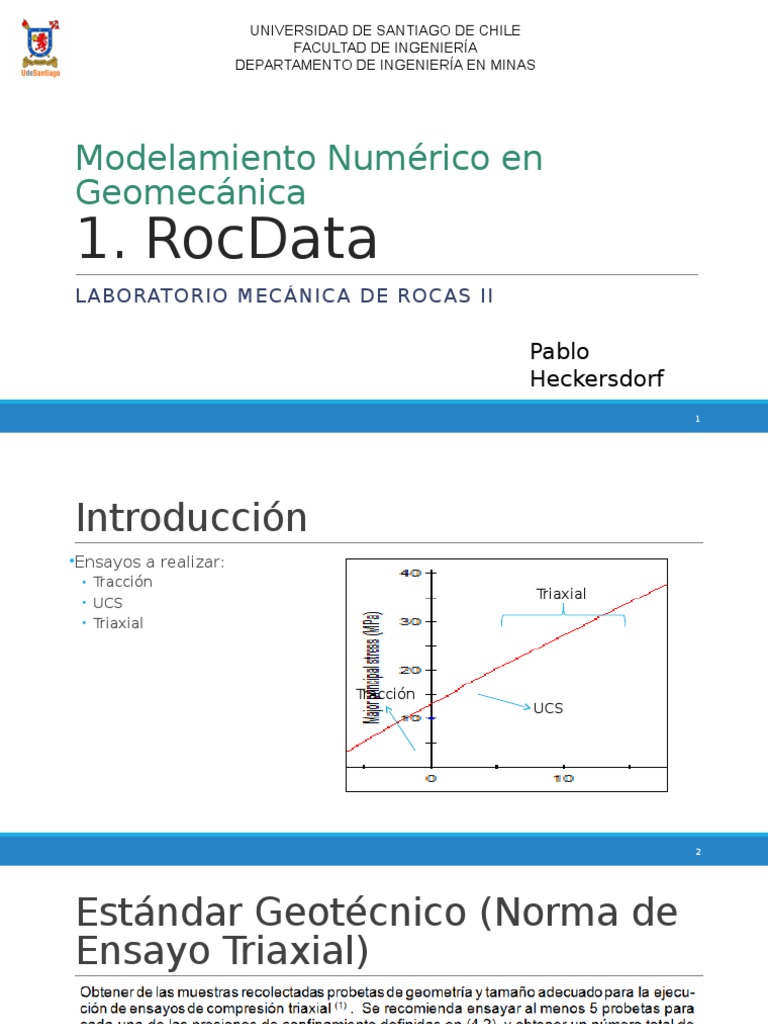 1 Laboratorio Rocdata | PDF | Falla (geología) | Materiales