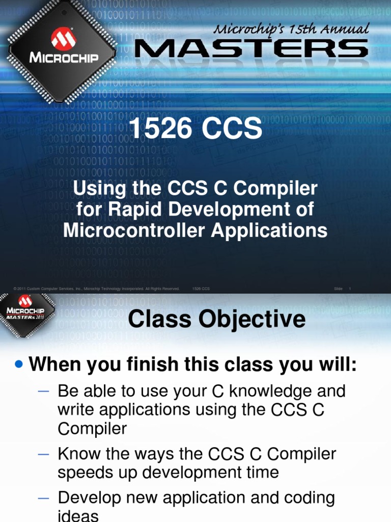 Using The Ccs C Compiler For Rapid Development Of Microcontroller Pdf Microcontroller C