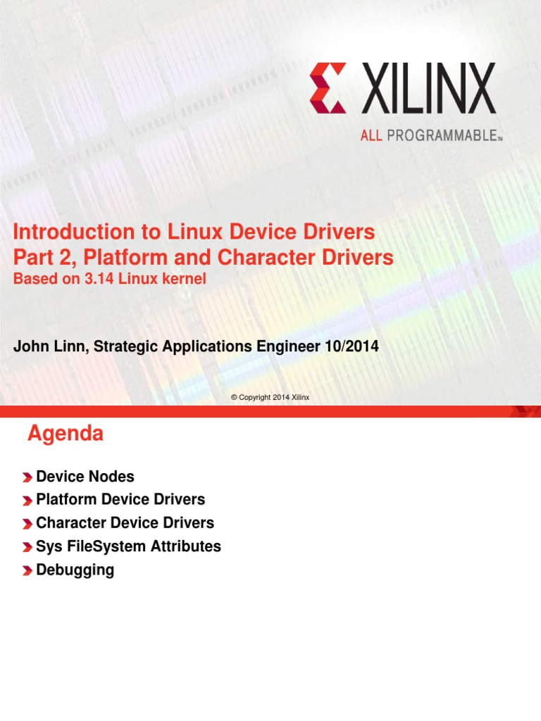 Introduction To Linux Device Drivers Part 2 Platform and Character ...