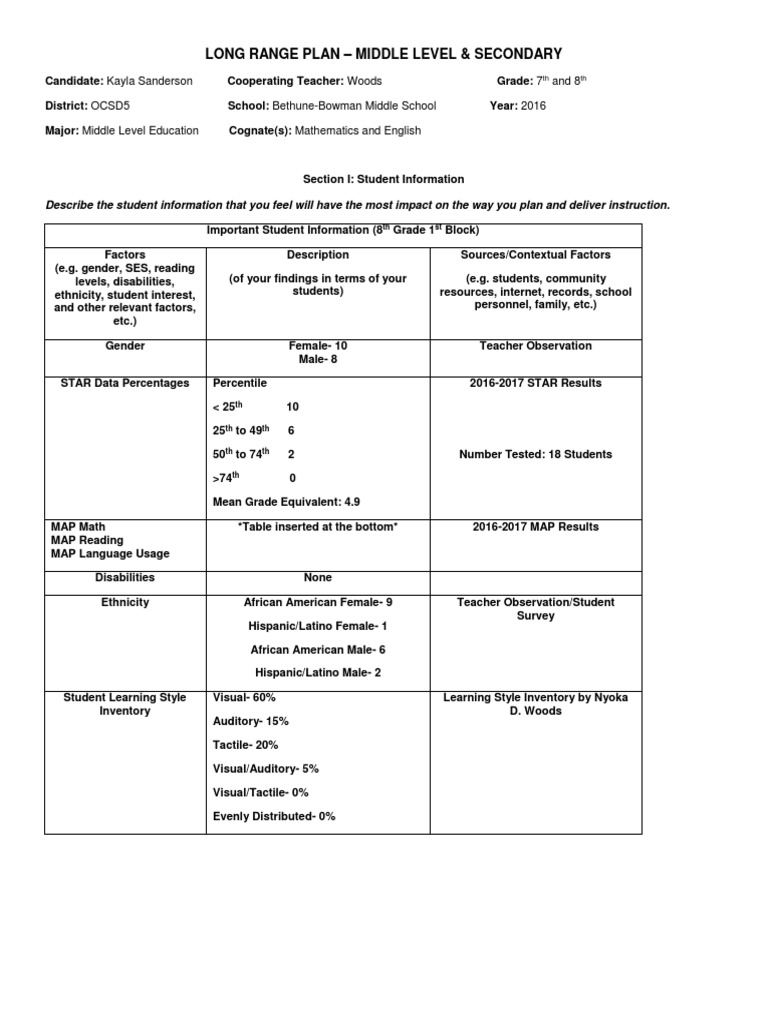 Long Range Plan | PDF | Real Number | Educational Assessment