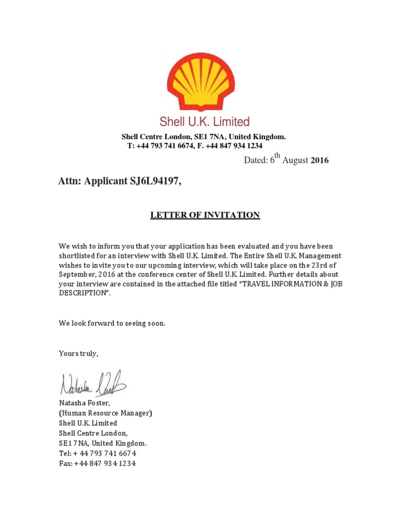 Fraud-Letter of Invitation PDF | PDF