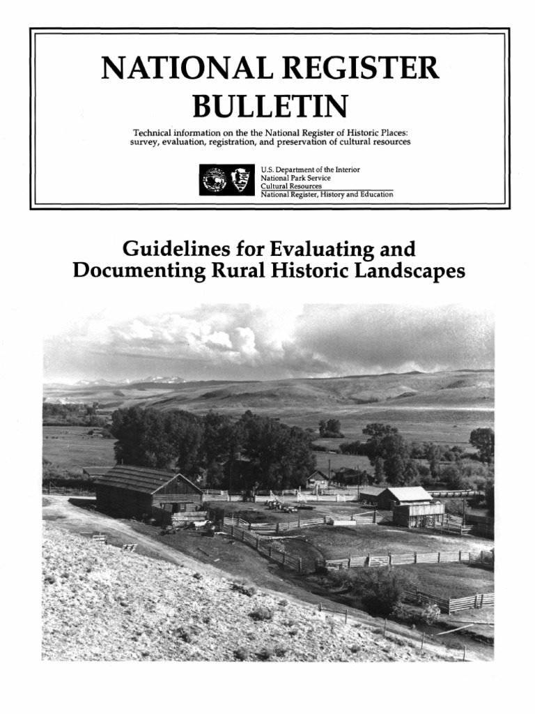 National Register Bulletin 30: Rural Landscapes | Download Free PDF ...