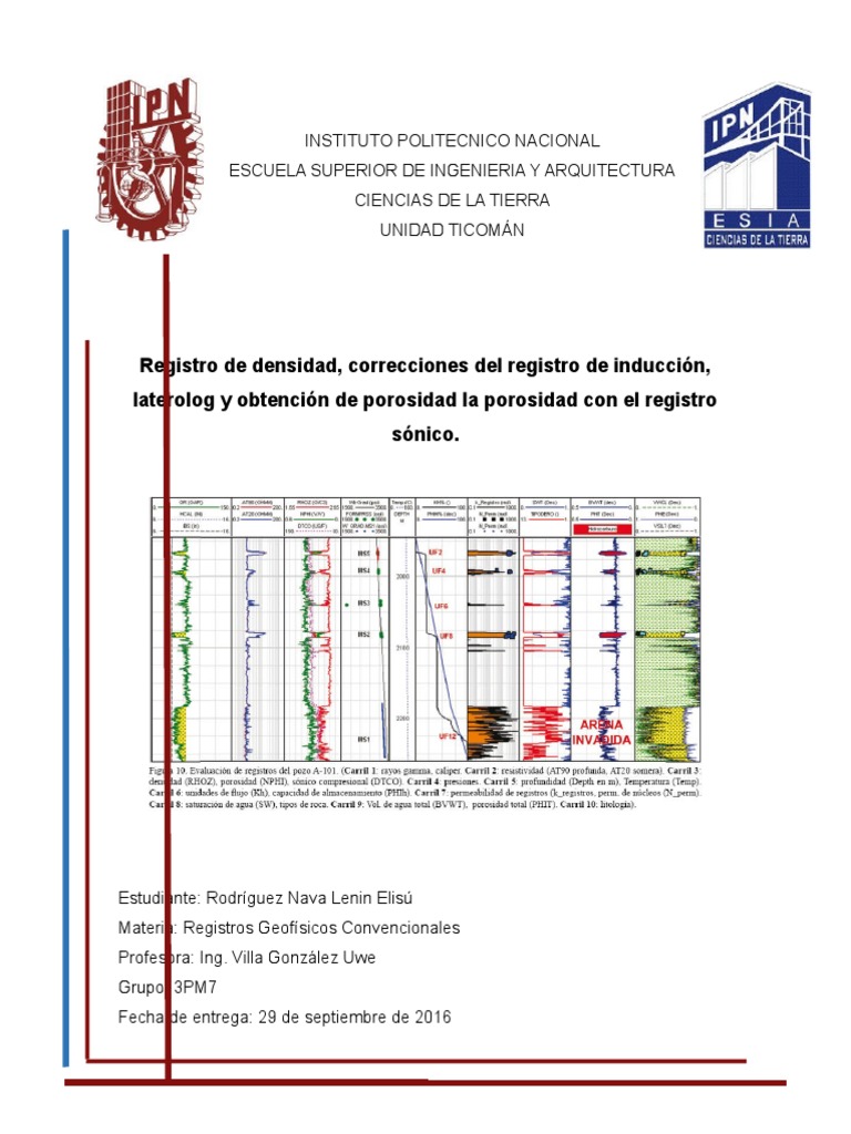 Registros Geofisicos Convencionales | PDF